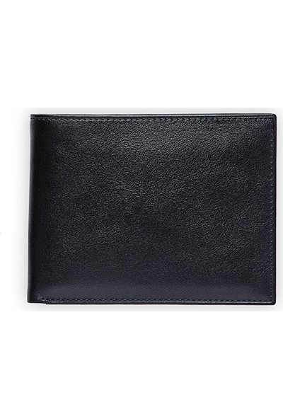 Emnana Deri Cüzdan - Siyah