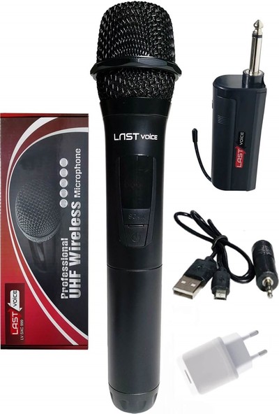 Lastvoice SXC-999E Şarjlı Telsiz Kablosuz El Mikrofonu Lastvoice SXC-999E Şarjlı Telsiz Kablosuz El Mikrofonu
