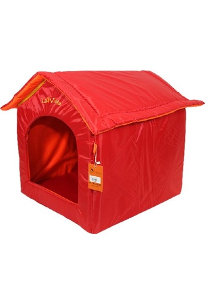 Lavista Dış Mekan Kedi ve Köpek Kulubesi Kırmızı Lavista Dış Mekan Kedi ve Köpek Kulubesi Kırmızı