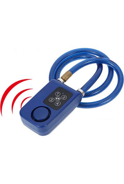 On Off Moto Motosiklet Akıllı Alarmlı Kilit 110 Db Anahtarsız Su Geçirmez