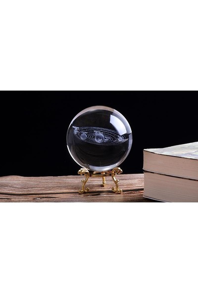Mobgift Standlı Güneş Sistemi Cam Küre