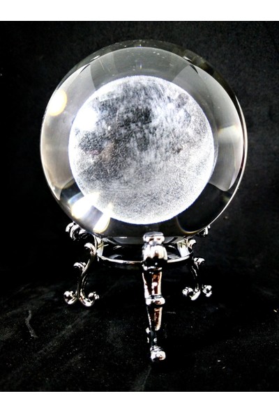 Mobgift Standlı Dolunay Cam Küre