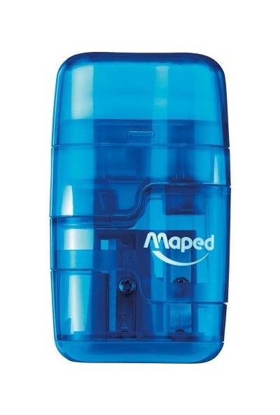 Maped Hazneli Kalemtıraş ve Kapaklı Silgi 2 Si 1 Arada