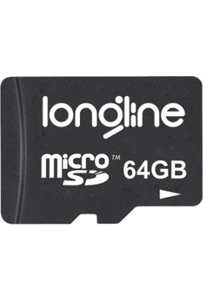 Longline 64GB MicroSDHC Class 10 Hafıza Kartı + Adaptör Longline 64GB MicroSDHC Class 10 Hafıza Kartı + Adaptör