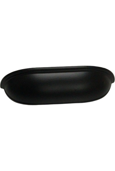 Spotkulp Lüks Çanak Sandal Gizli Kulp 96 mm Siyah Spotkulp Lüks Çanak Sandal Gizli Kulp 96 mm Siyah