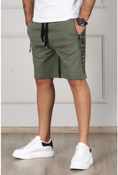 Madmext Erkek Baskılı Cep Detaylı Su Yeşili Kapri Şort 4235 Madmext Erkek Baskılı Cep Detaylı Su Yeşili Kapri Şort 4235