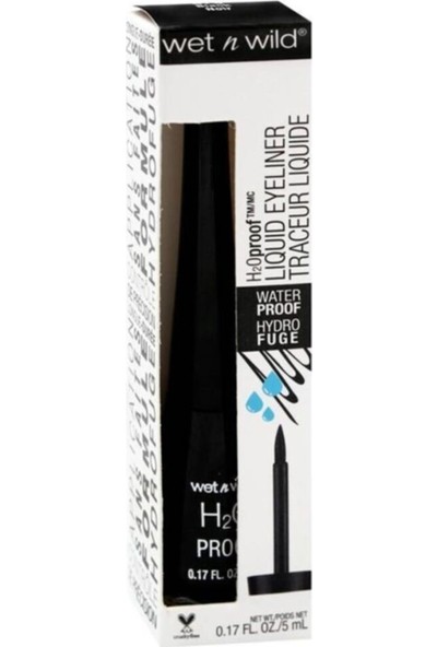 Wet N Wild H2O Proof Felt Tip Liquid Eyeliner Wet N Wild H2O Proof Felt Tip Liquid Eyeliner
