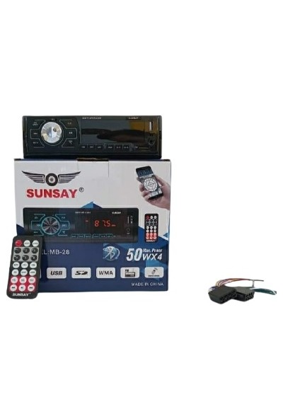 Sunsay Mb-28 Radyo Bluetooth + Usb/sd Kart Mp3 Çalar Teyp Sunsay Mb-28 Radyo Bluetooth + Usb/sd Kart Mp3 Çalar Teyp