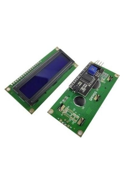 Arduino I2C 2X16 LCD Ekran Modülü Mavi