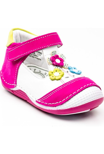 Polaris 511392 Beyaz Deri Ilk Adım Ayakkabısı