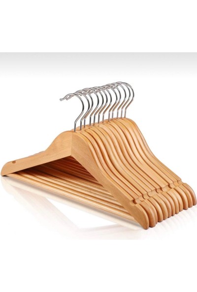 Hepsi 1 Group Ahşap Çocuk Askısı Bebek Askısı 12 Adet