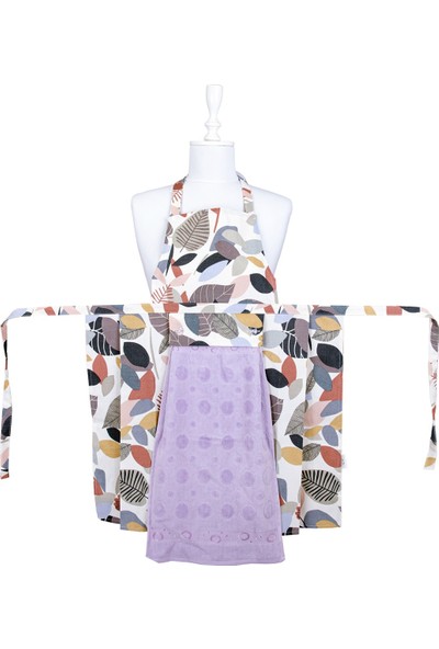 Braca Home 2' Li Gurme Mutfak Önlüğü Lila