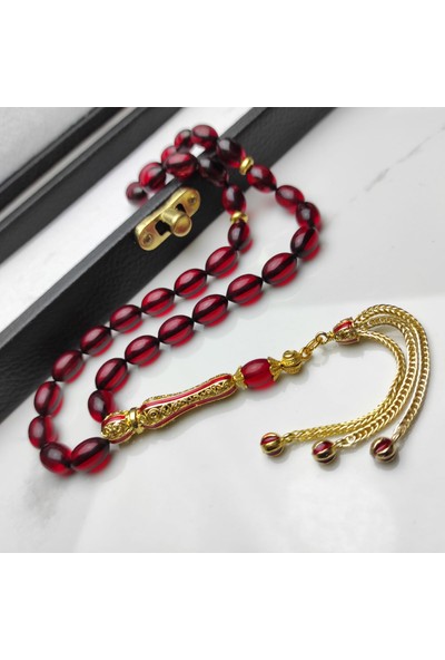 Ufuk Demir Mine Işleme Püsküllü Ateş Kehribar