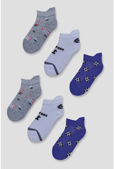Mem Socks 6'lı Dikişsiz Çocuk Çorabı