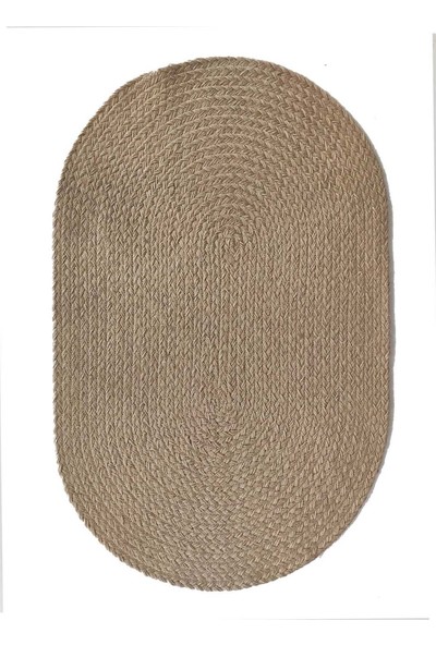Else Halı Else Migrant Oval Doğal El Örgü Jüt Halı Hasır Kilim Paspas M05 Else Halı Else Migrant Oval Doğal El Örgü Jüt Halı Hasır Kilim Paspas M05
