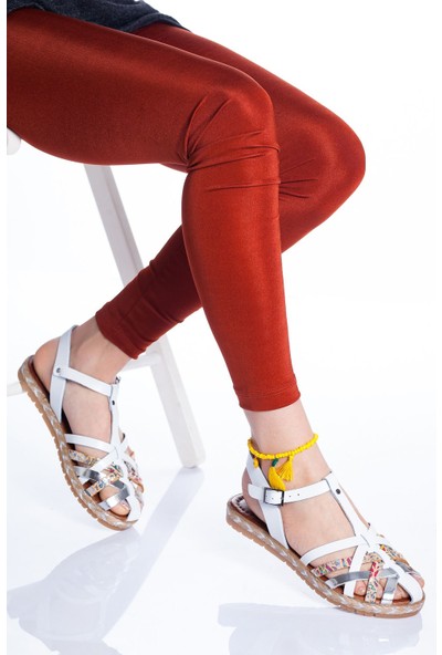 Ayakkabı Frekansı Holle Deri Sandalet Mıx3
