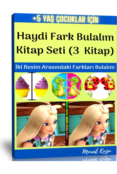 Enine Boyuna Eğitim Haydi Fark Bulalım Kitap Seti (3 Fasikül Kitap) Enine Boyuna Eğitim Haydi Fark Bulalım Kitap Seti (3 Fasikül Kitap)