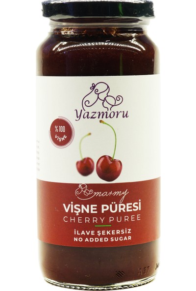 Yazmoru Marmy Şeker Ilavesiz %100 Vişne Püresi 245 gr Yazmoru Marmy Şeker Ilavesiz %100 Vişne Püresi 245 gr