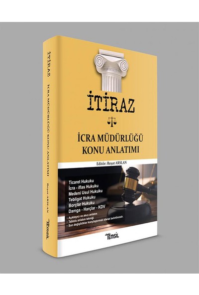Itiraz Icra Müdürlüğü Konu Anlatımı - Reşat Arslan Itiraz Icra Müdürlüğü Konu Anlatımı - Reşat Arslan