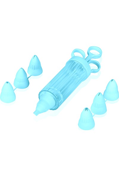 Neoclik Pasta Kek Süsleme Aparatı Krema Sıkma Pompası 7 Uçlu Set Neoclik Pasta Kek Süsleme Aparatı Krema Sıkma Pompası 7 Uçlu Set