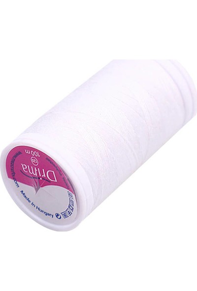 Drima Dikiş Ipliği 100 Metre Beyaz Drima Dikiş Ipliği 100 Metre Beyaz