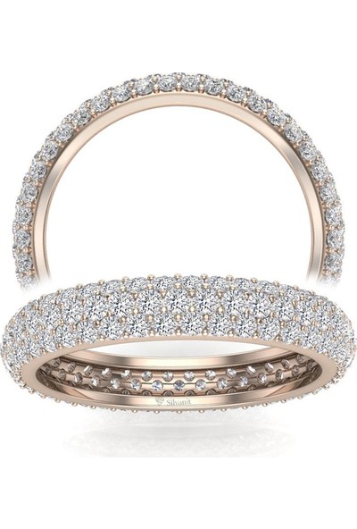 Silvanit Pırlanta 0,56 Karat Pırlanta Tamtur Yüzük Silvanit Pırlanta 0,56 Karat Pırlanta Tamtur Yüzük