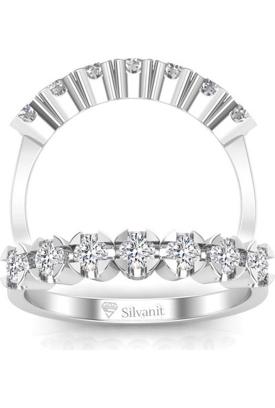 Silvanit Pırlanta 0,35 Karat Yarımtur Pırlanta Yüzük Silvanit Pırlanta 0,35 Karat Yarımtur Pırlanta Yüzük