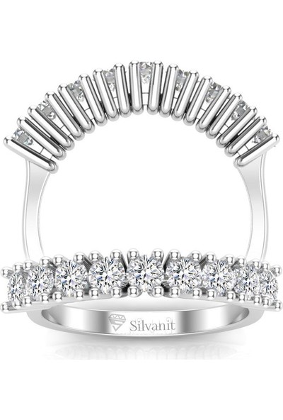 Silvanit Pırlanta 0,72 Karat Yarımtur Pırlanta Yüzük Silvanit Pırlanta 0,72 Karat Yarımtur Pırlanta Yüzük