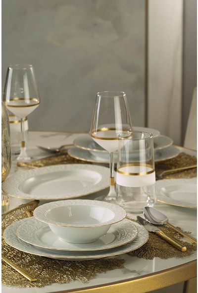 Kütahya Porselen Başak 51 Parça Yemek Takımı Mat A. File - BSK51YT520 Kütahya Porselen Başak 51 Parça Yemek Takımı Mat A. File - BSK51YT520