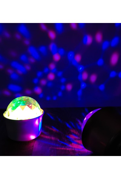 VegaGiftShop Sese Duyarlı Mini Disko Topu Gece Lambası VegaGiftShop Sese Duyarlı Mini Disko Topu Gece Lambası