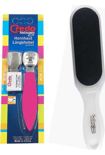 Sinka 1 Adet Topuk Raspası 10 Adet Yedek Jilet ve 1 Adet Törpü Plastik