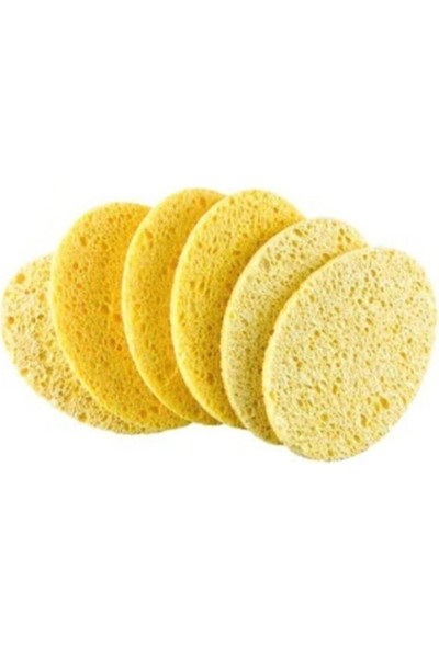 Sinka Yüz Temizleme Süngeri Sarı 6 Lı Sarı