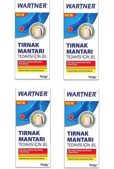 Wartner Tırnak Için Jel 7 ml x 4 Adet