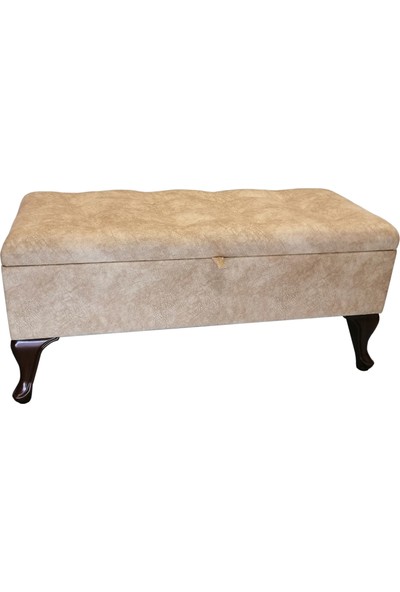 Ertok Sandıklı Puf Koltuk Dallas Kumaş Büyük