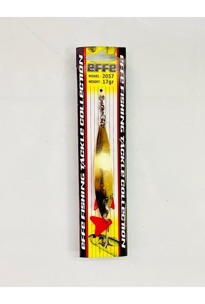 Effe Turna Sudak Yayın Kaşık Effe 2057 17 gr Düz Altın Kanatlı Kaşık