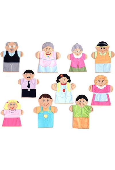 Anadolu Oyuncak AND-5001 Insanlar Kukla Seti 10 Lu