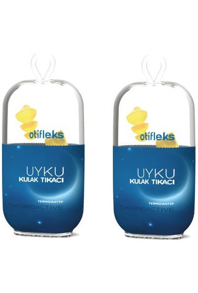 Otifleks Kulakta Hissedilmeyen Uyku Tıkacı (L) X2 Adet