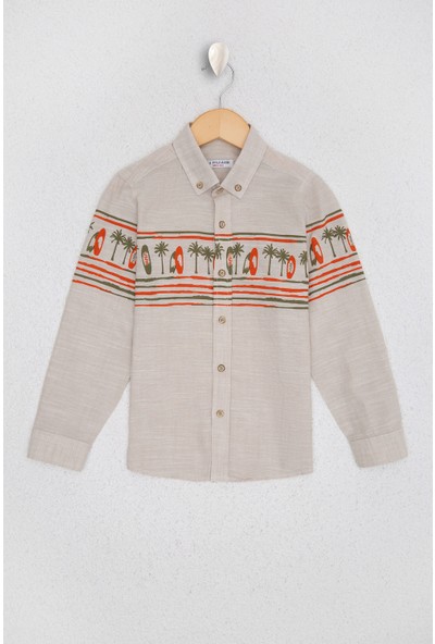 U.S. Polo Assn. Erkek Çocuk Yeşil Gömlek Uzunkol 50219417-VR027 U.S. Polo Assn. Erkek Çocuk Yeşil Gömlek Uzunkol 50219417-VR027