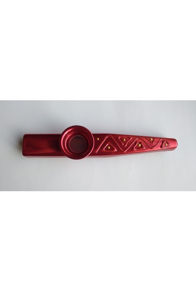 ALİ BABA Kırmızı Metal Desenli Kazoo