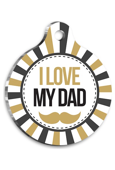 Pet Tag Art Köpek Künyesi Medium 3 cm