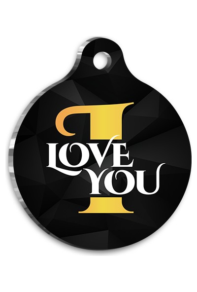 Pet Tag Art Köpek Künyesi Medium 3 cm