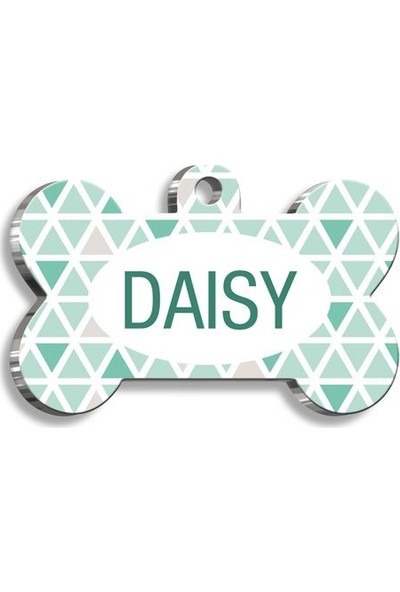 Pet Tag Art Üçgen Desenli Kedi Köpek Künyesimedium 2,6 x 3,8 cm Pet Tag Art Üçgen Desenli Kedi Köpek Künyesimedium 2,6 x 3,8 cm