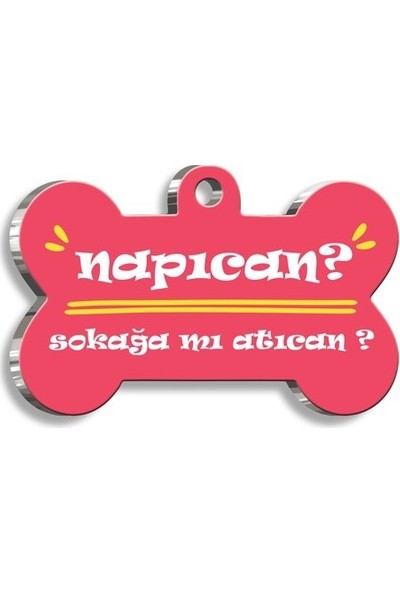 Pet Tag Art Köpek Künyesi Medium 2,6 x 3,8 cm Pet Tag Art Köpek Künyesi Medium 2,6 x 3,8 cm