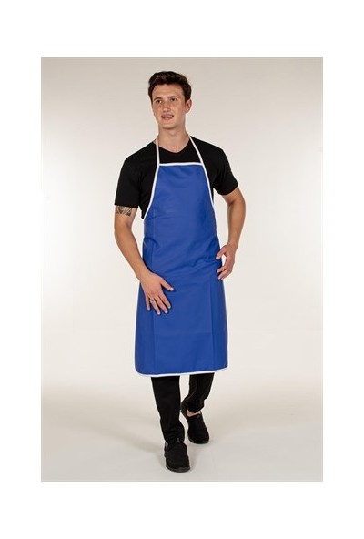 Arslan İş Elbiseleri Mavi Uniseks Pvc Bulaşıkçı, Kasap Su Geçirmez Önlük