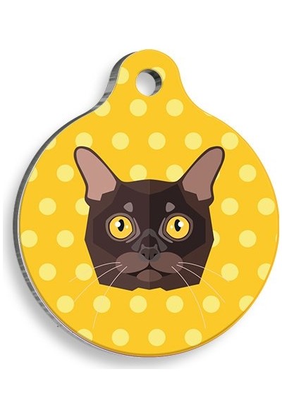 Pet Tag Art Köpek Künyesi Medium 3 cm