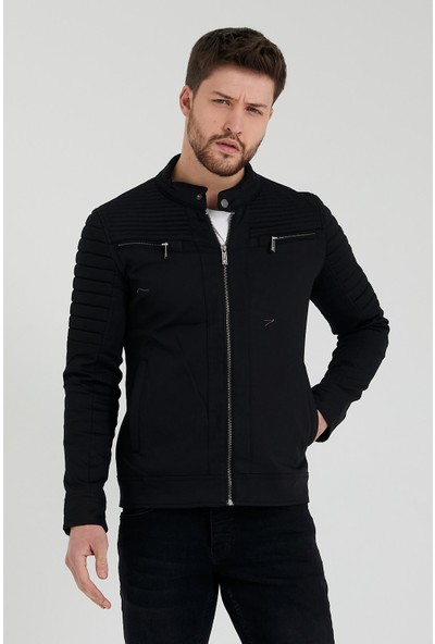 Gavazzi Erkek Keten Astarlı Fitted Siyah Mevsimlik Ceket Gavazzi Erkek Keten Astarlı Fitted Siyah Mevsimlik Ceket