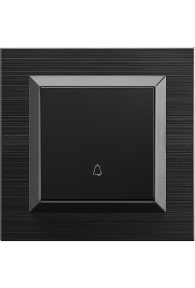 Ovivo Quantum Siyah Zil Anahtarı Çerçeveli