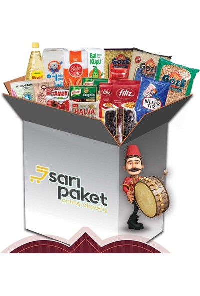 Saadet Paketi - Erzak, Kumanya, Gıda Kolisi Içeriği Saadet Paketi - Erzak, Kumanya, Gıda Kolisi Içeriği