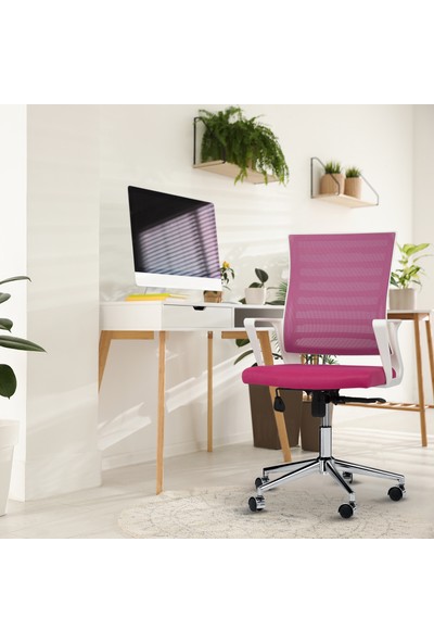 Asbir Rigel Ceo Pembe Fileli Çalışma Koltuğu Ofis Sandalyesi Çalışma Sandalyesi Asbir Rigel Ceo Pembe Fileli Çalışma Koltuğu Ofis Sandalyesi Çalışma Sandalyesi