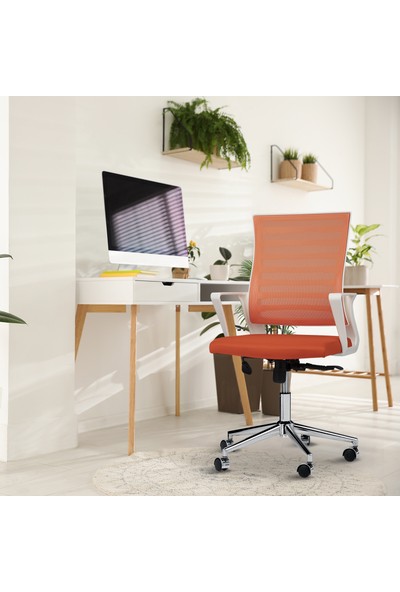 Asbir Rigel Ceo Turuncu Fileli Çalışma Koltuğu Ofis Sandalyesi Çalışma Sandalyesi Asbir Rigel Ceo Turuncu Fileli Çalışma Koltuğu Ofis Sandalyesi Çalışma Sandalyesi